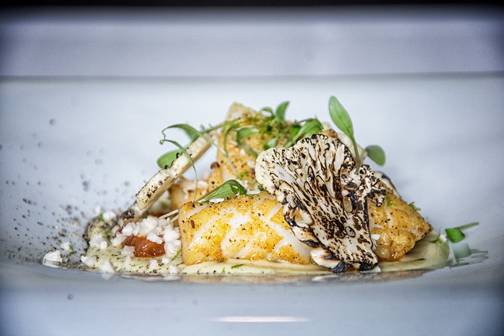 Pijlinktvis met chutney en geroosterde bloemkool - Smaakvol NH