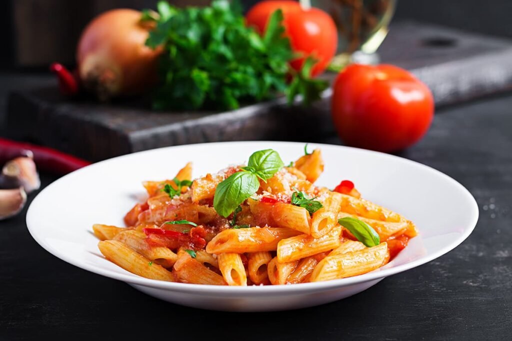 Italiaanse pasta arrabiata - SmaakvolNH